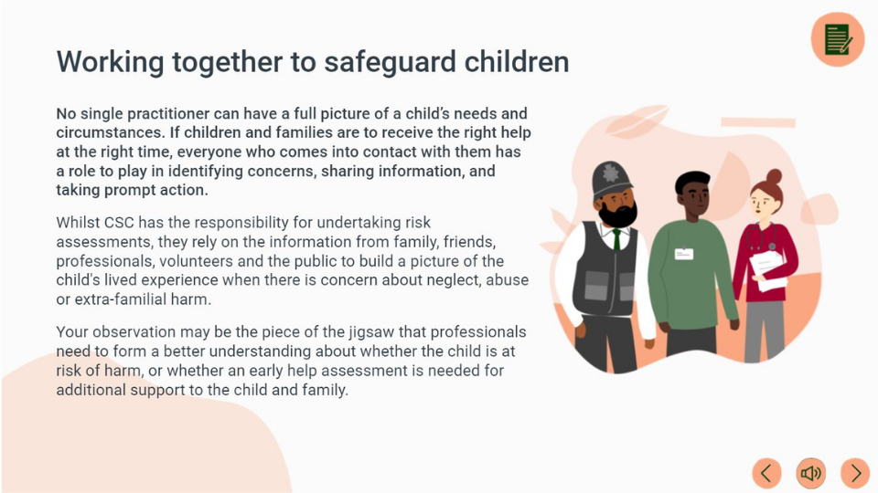 Virtual College creates a course about learning from serious child ...