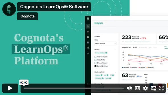 Cognota Launches New LearnOps Product Video - Learning News
