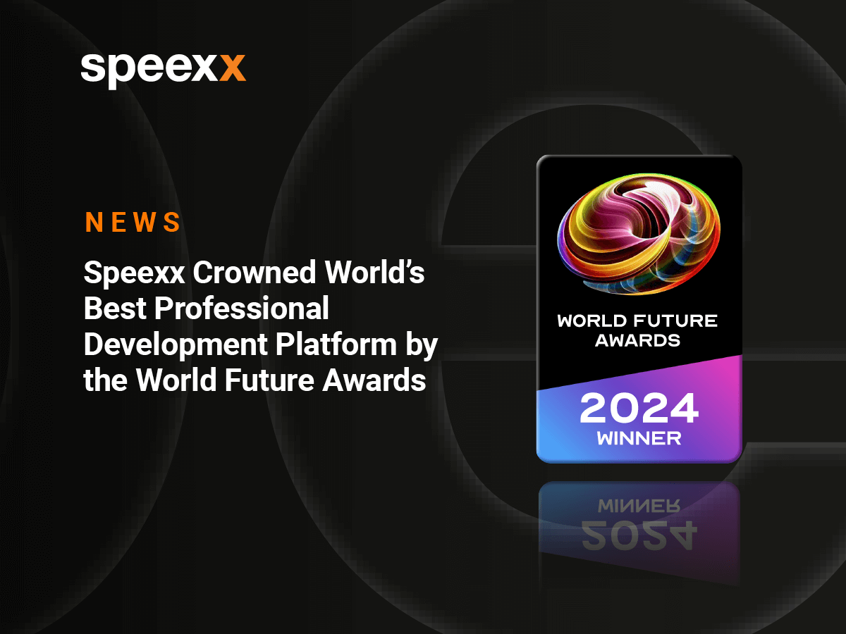 Speexx Crowned World’s Best Professional Development Platform by the ...