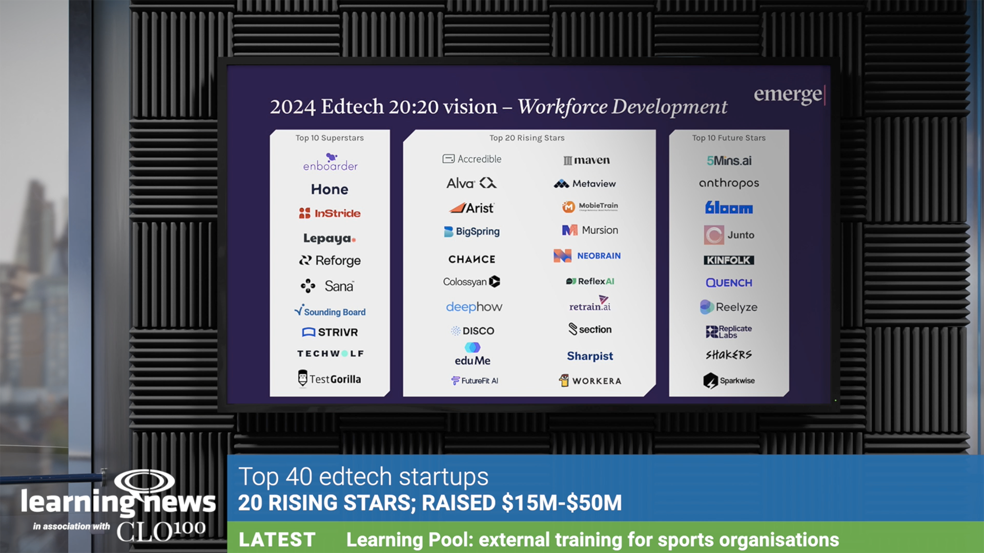 Top 40 edtech startups - Learning News